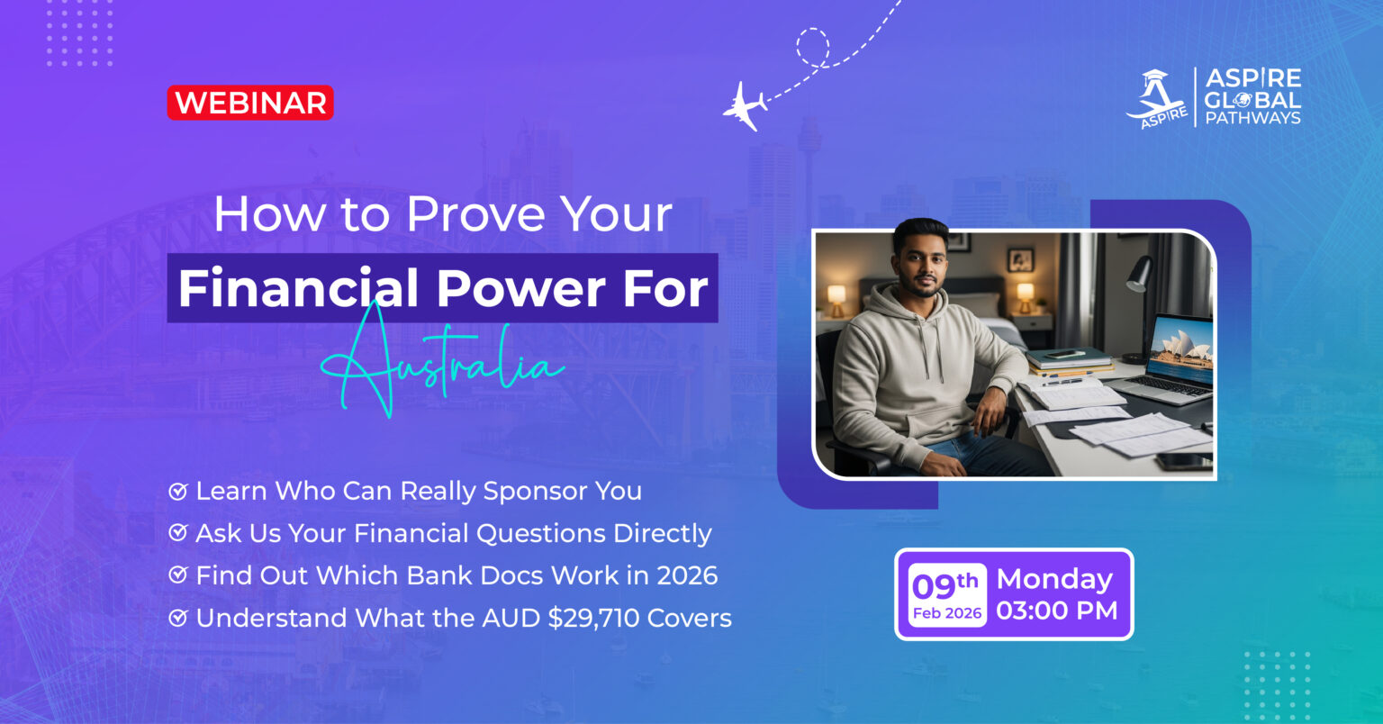 How to Prove Your Financial Power for Australia! - Aspire Global Pathways